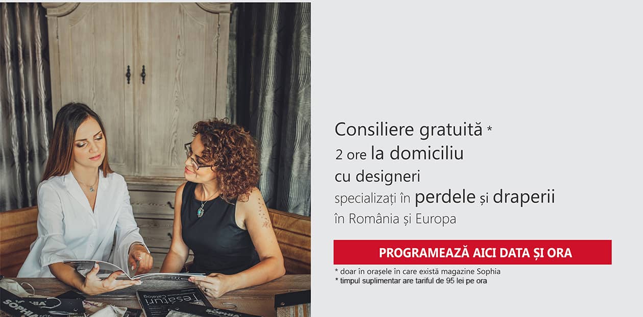 Sophia Romania, perdele, draperii, accesorii, decoratiuni